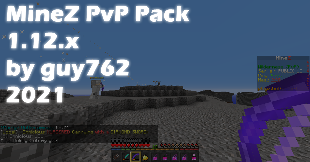 [1.12.x][16x] guy762's MineZ PvP Pack Minecraft Texture Pack