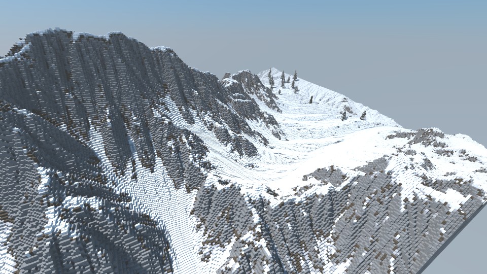 lands of snow 1.5K*1.5K Minecraft Map