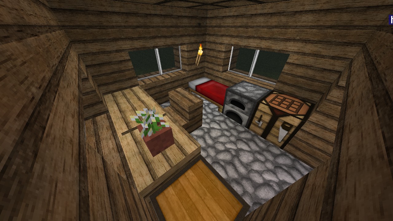 Small 6x6 Village House Minecraft Map