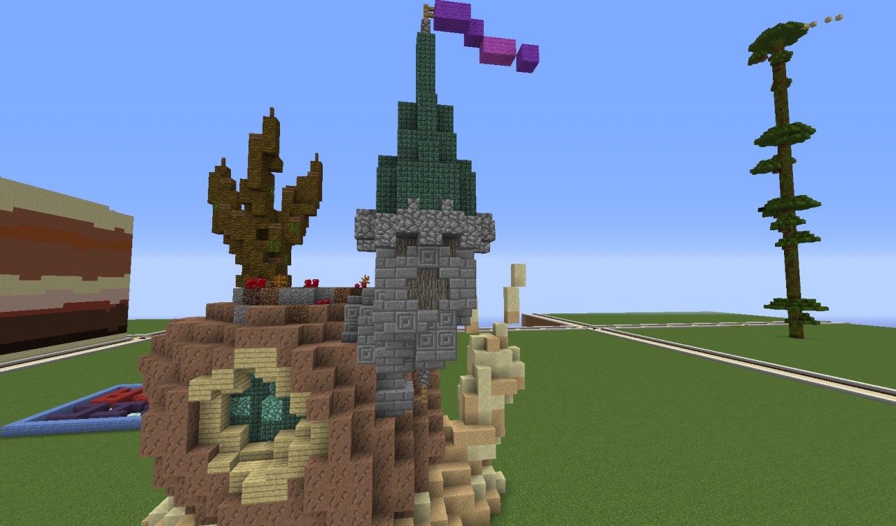 I was bored so I made a snail! Minecraft Map