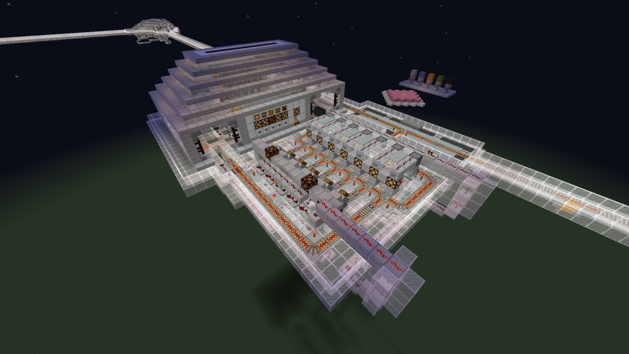 Vanilla Long Range Train System Minecraft Map