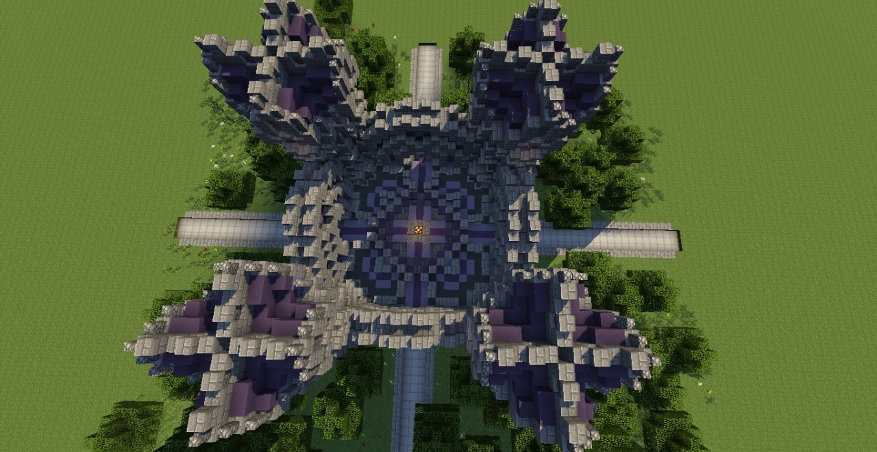 Creative Dark-Elven Spawn Minecraft Map
