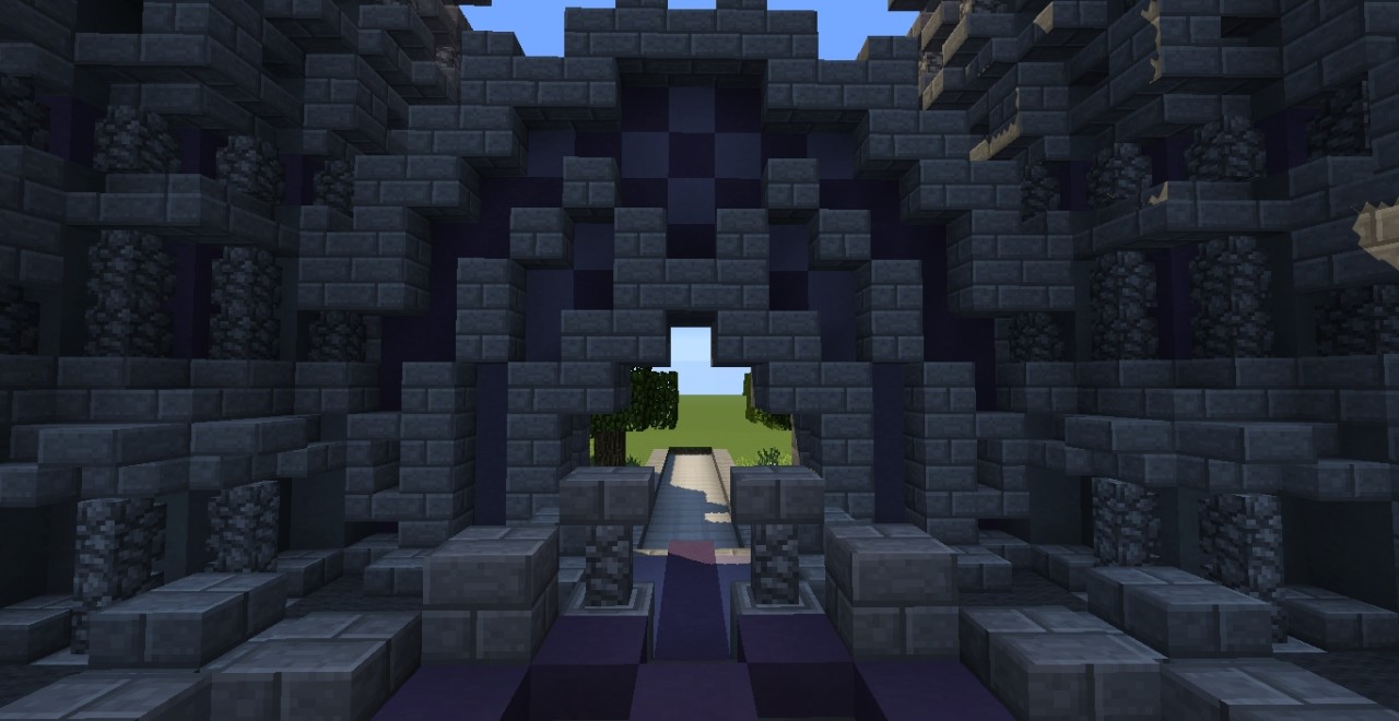 Creative Dark-Elven Spawn Minecraft Map