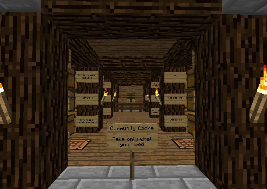 A Storage Area Minecraft Map