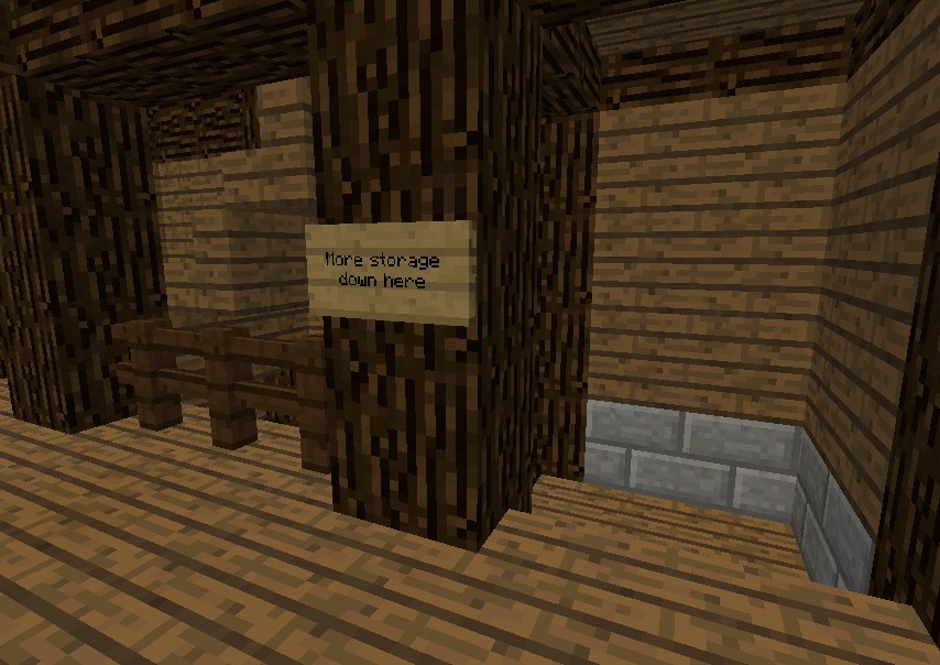 A Storage Area Minecraft Map