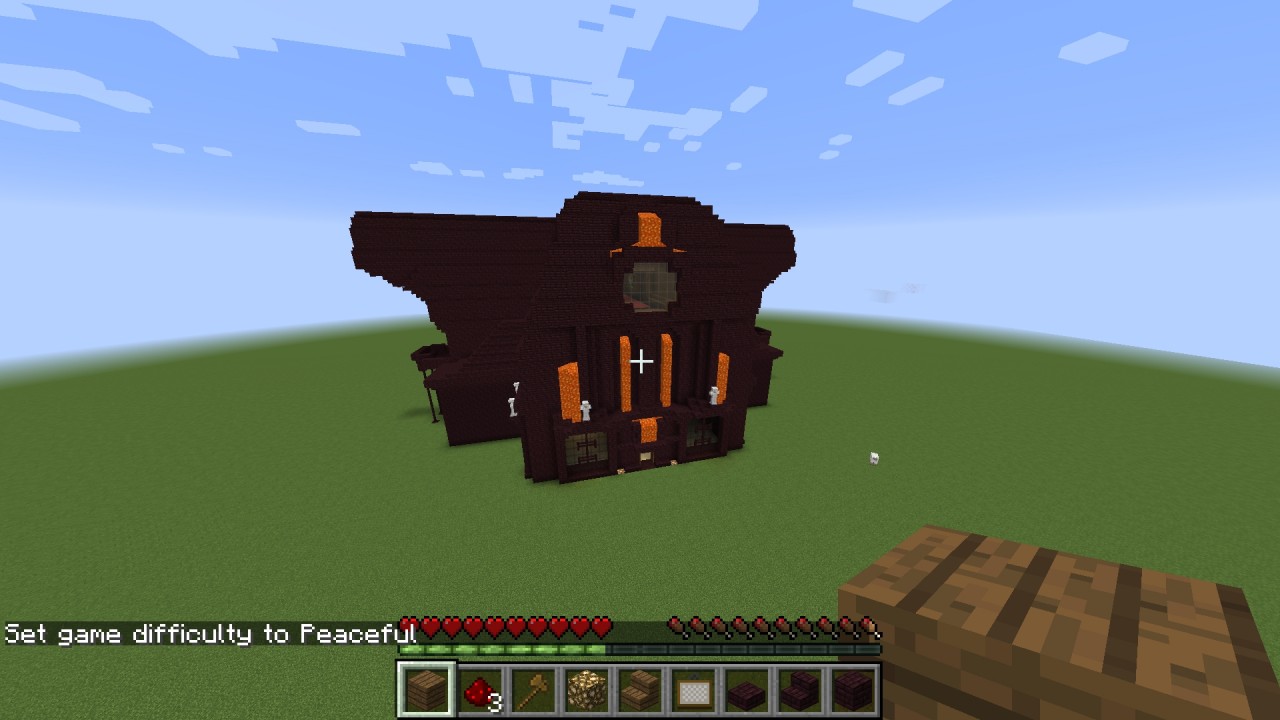 Giant Nether brick Mansion Minecraft Map