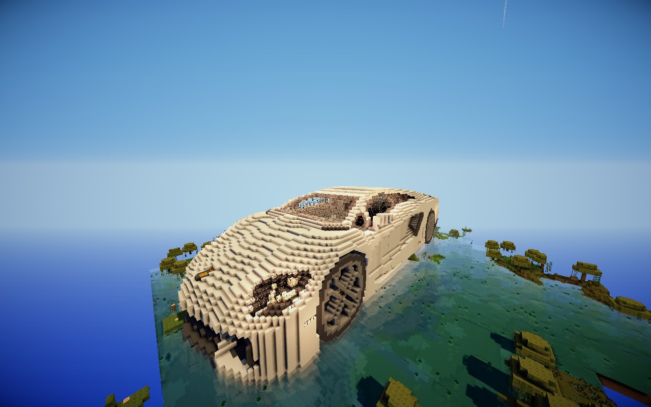 MCscaleModel's Lamborghini Aventador Complete Edition Minecraft Map