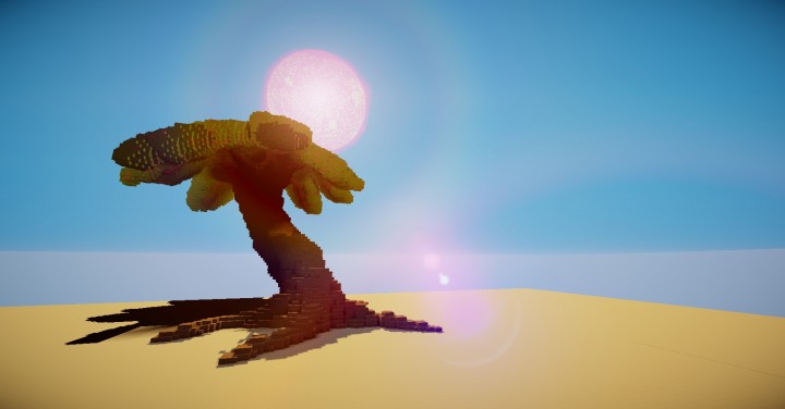 Giant palm tree Minecraft Map