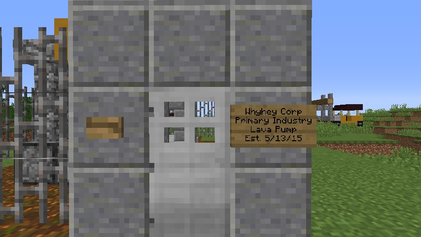 Lava Pump [Oil Pump] Minecraft Map