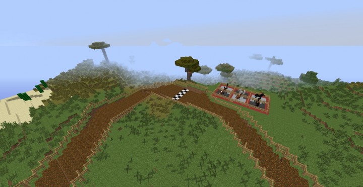 Horse Racing Track! Minecraft Map