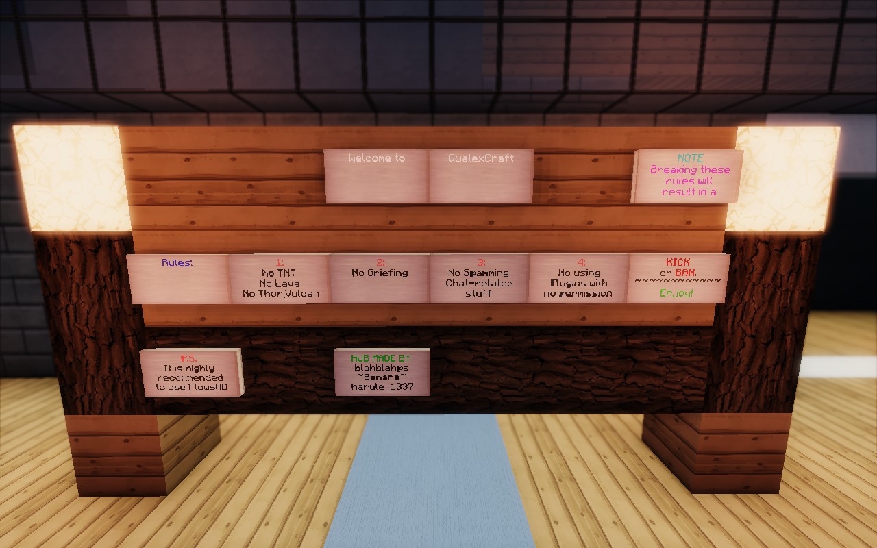 QualexCraft Hub Minecraft Map