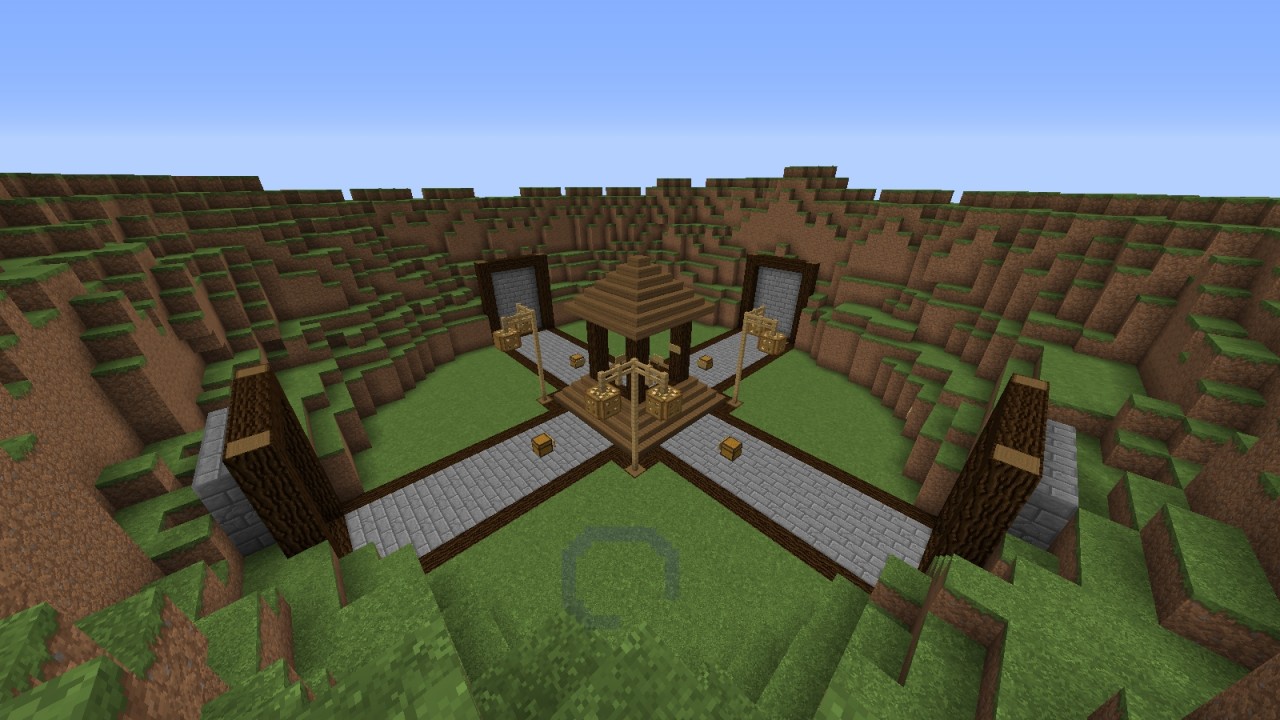 Simple Hub Server Spawn W/Download Minecraft Map