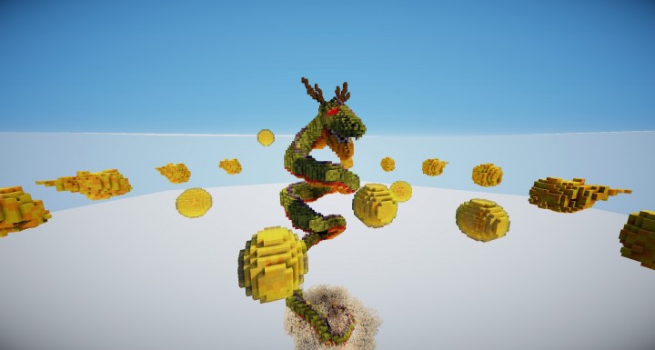 SkyWars DragonBall Shenron Arena [VertexMC] Minecraft Map
