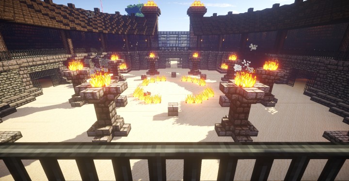 small battle arena Minecraft Map