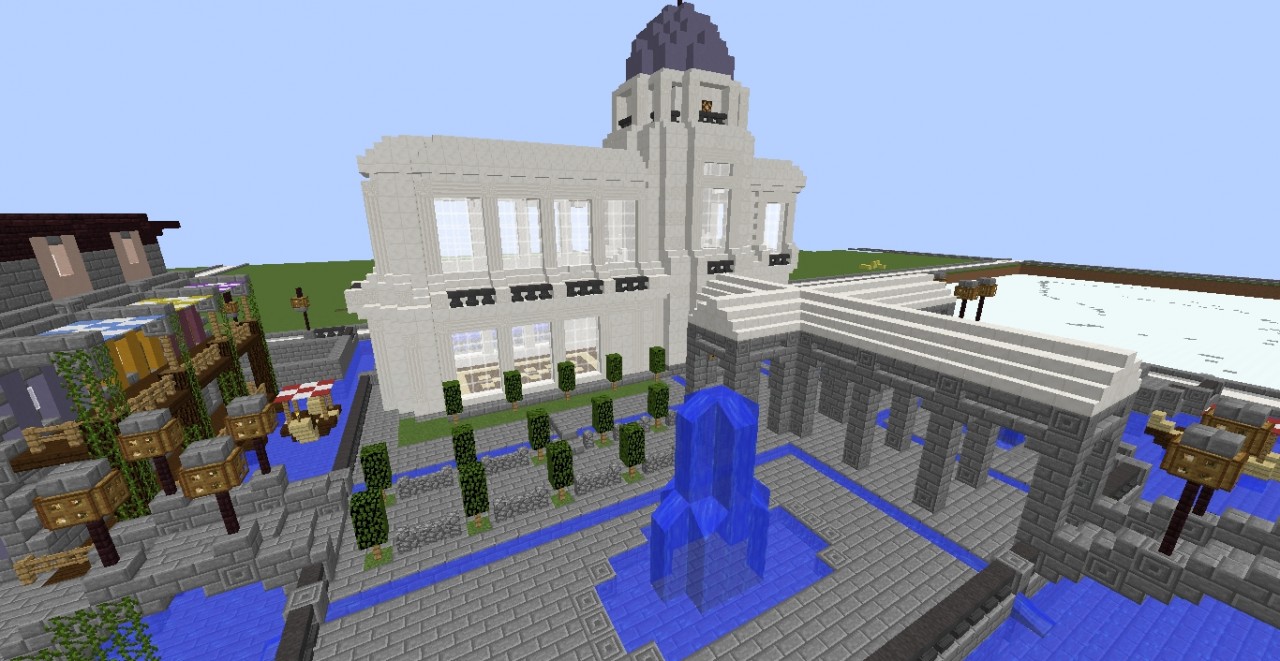 Venice Town - Creative Plot Build Minecraft Map