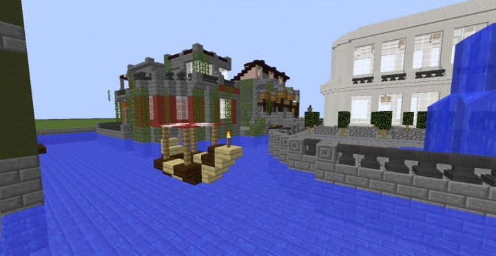 Venice Town - Creative Plot Build Minecraft Map