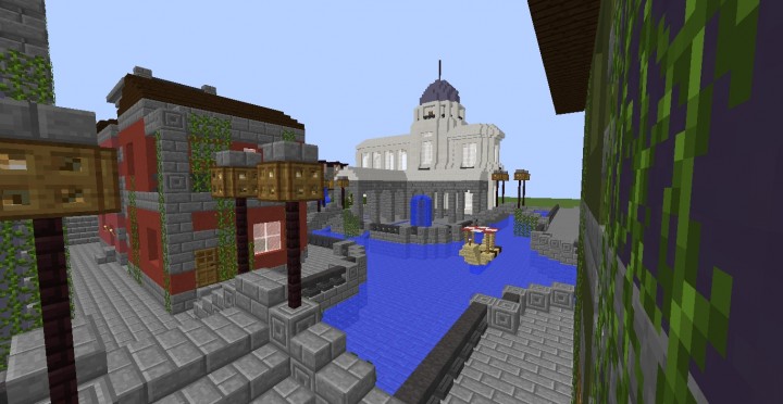 Venice Town - Creative Plot Build Minecraft Map