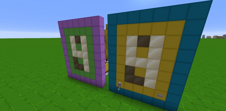 7 segment display - for scoreboards and timer Minecraft Map
