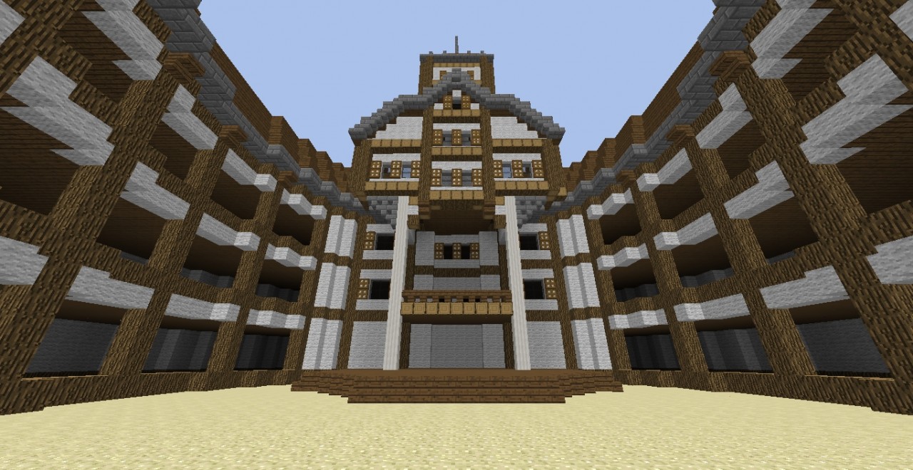 William Shakespeare's Globe Theater Minecraft Map