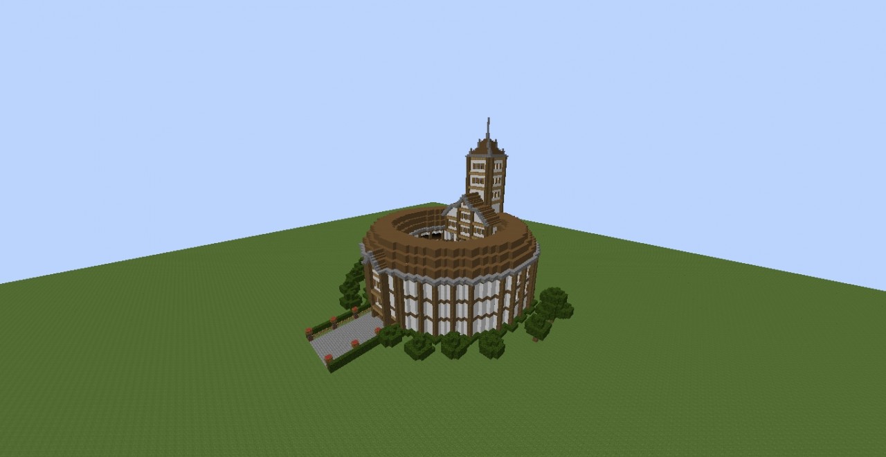 William Shakespeare's Globe Theater Minecraft Map