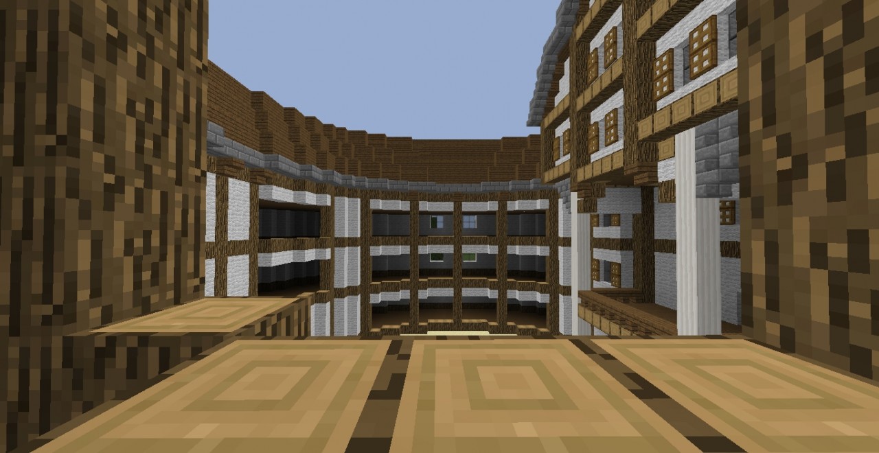 William Shakespeare's Globe Theater Minecraft Map