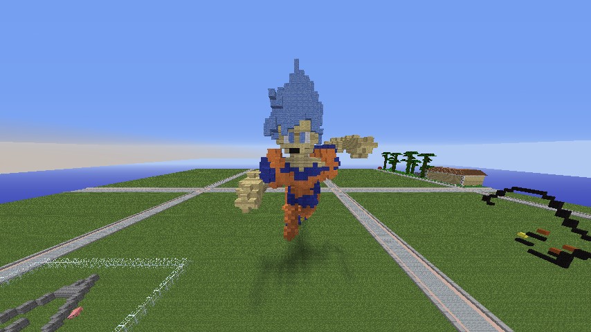 SSJGSS Goku Minecraft Map