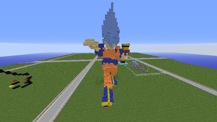 SSJGSS Goku Minecraft Map
