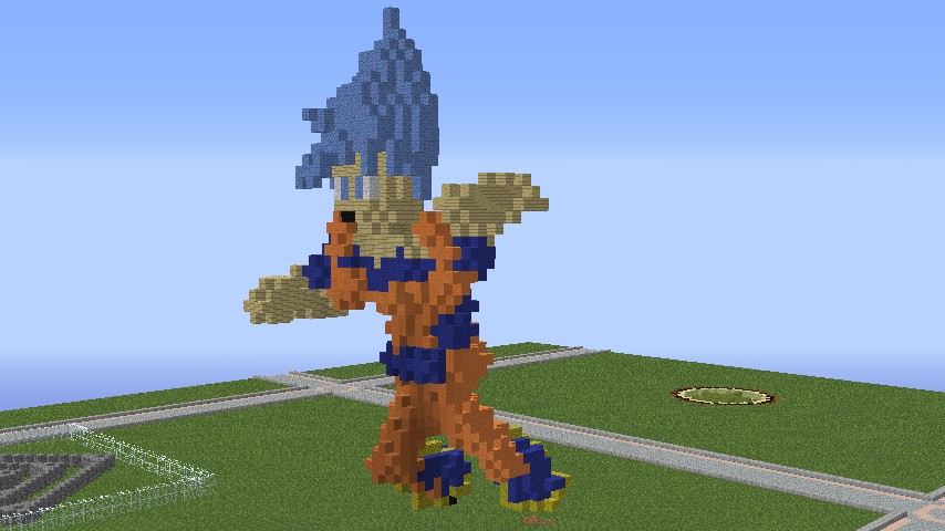 SSJGSS Goku Minecraft Map