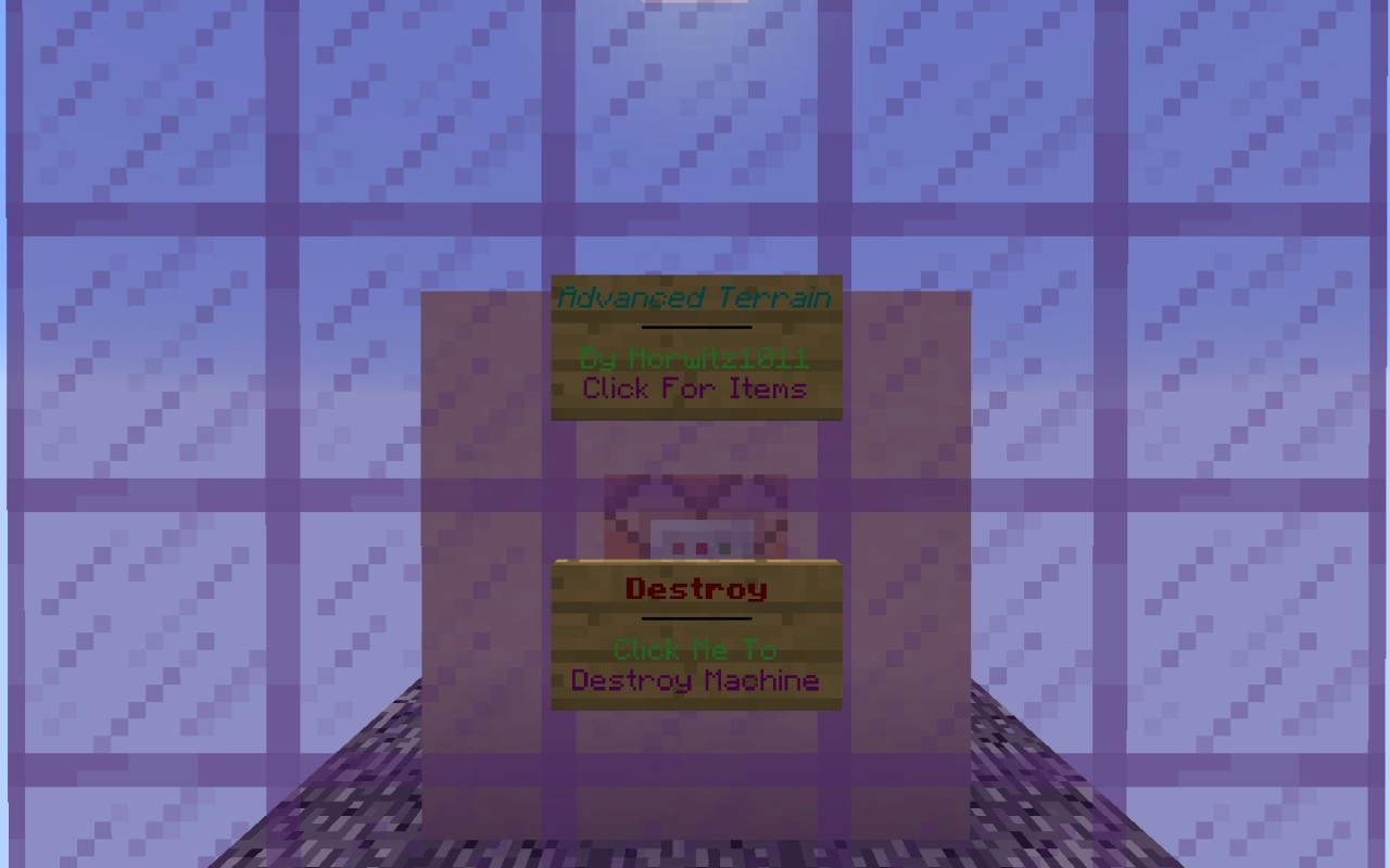 [Cmd] Advanced Terrain | Only One Command! Minecraft Map