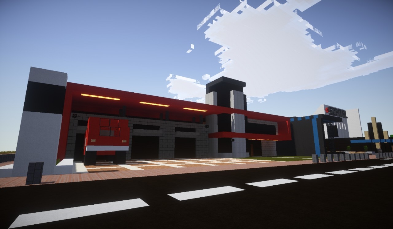 Mizuki - Modern fire station Minecraft Map