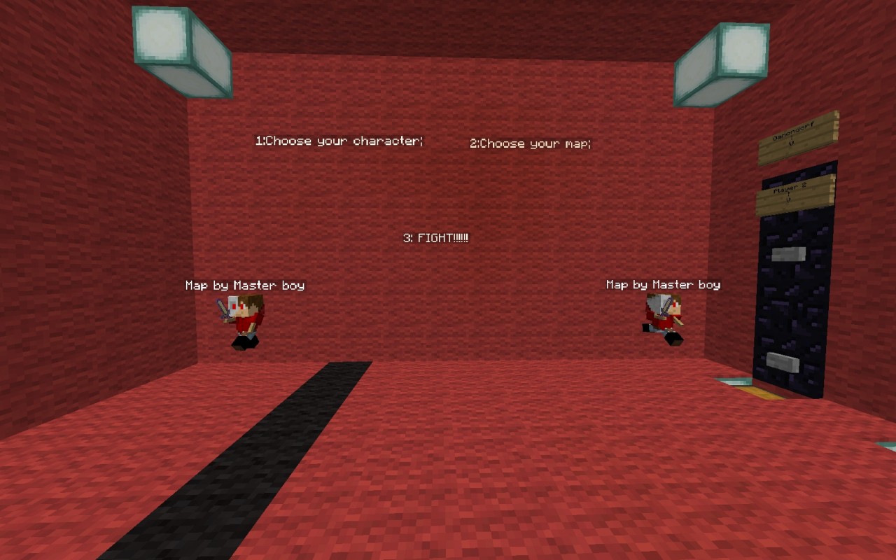 Super Smash Bros Minecraft Map