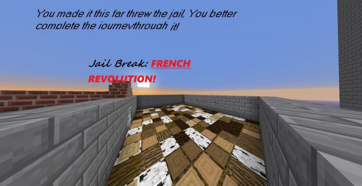 Jail break: French Revolution Minecraft Map