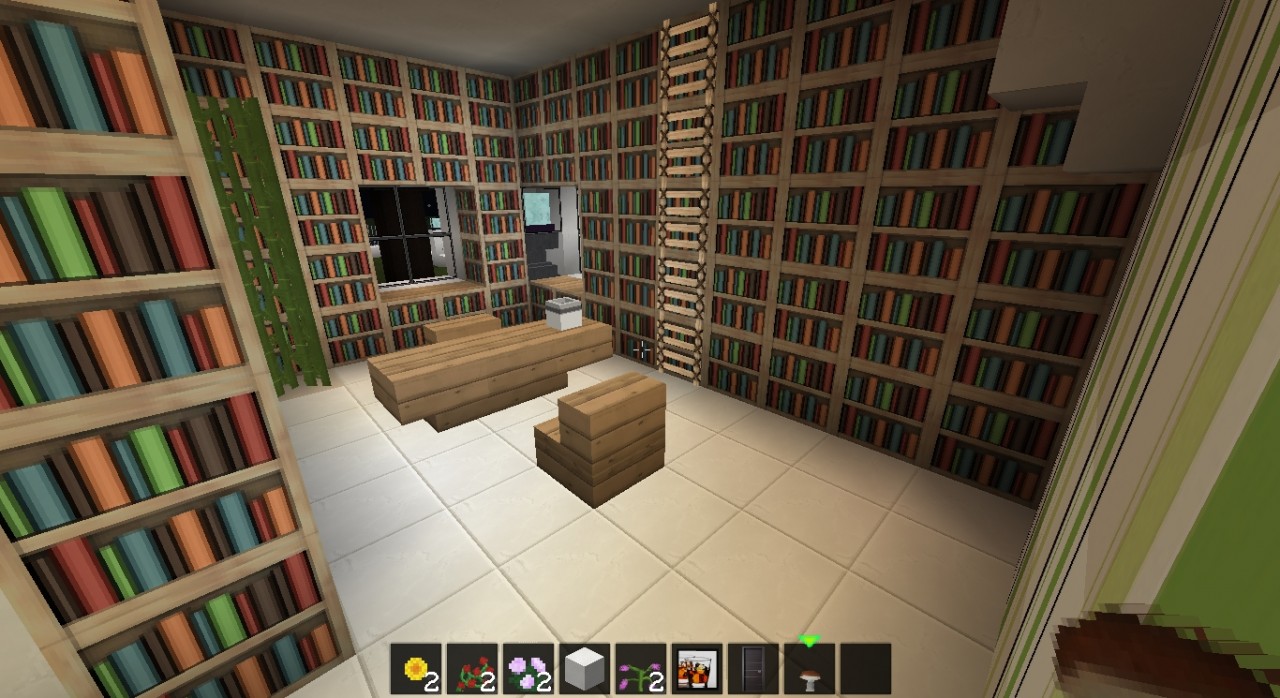 Luxury Home with Central Courtyard Minecraft Map