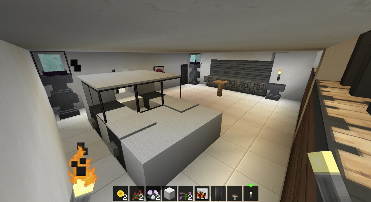 Luxury Home with Central Courtyard Minecraft Map