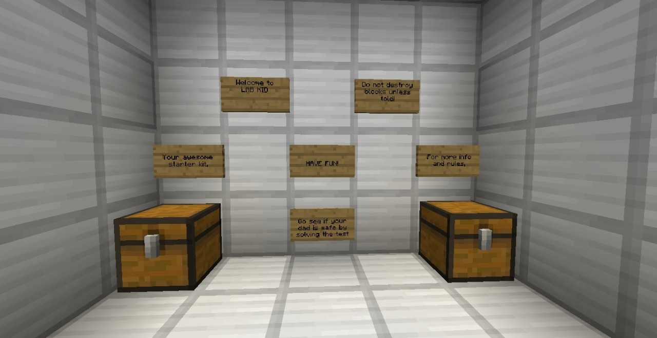 Lab Kid for 1.8.4 [Adventure Map] Minecraft Map