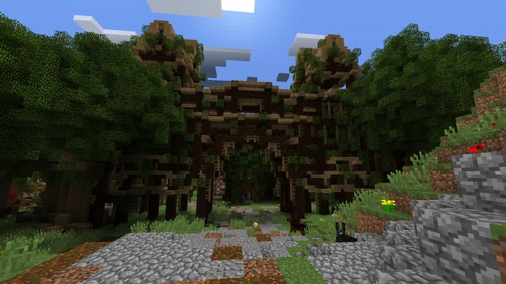 Magical Forest + Ruins Minecraft Map