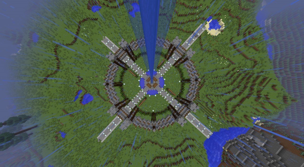 Circled Medival HUB (1.8+) Minecraft Map