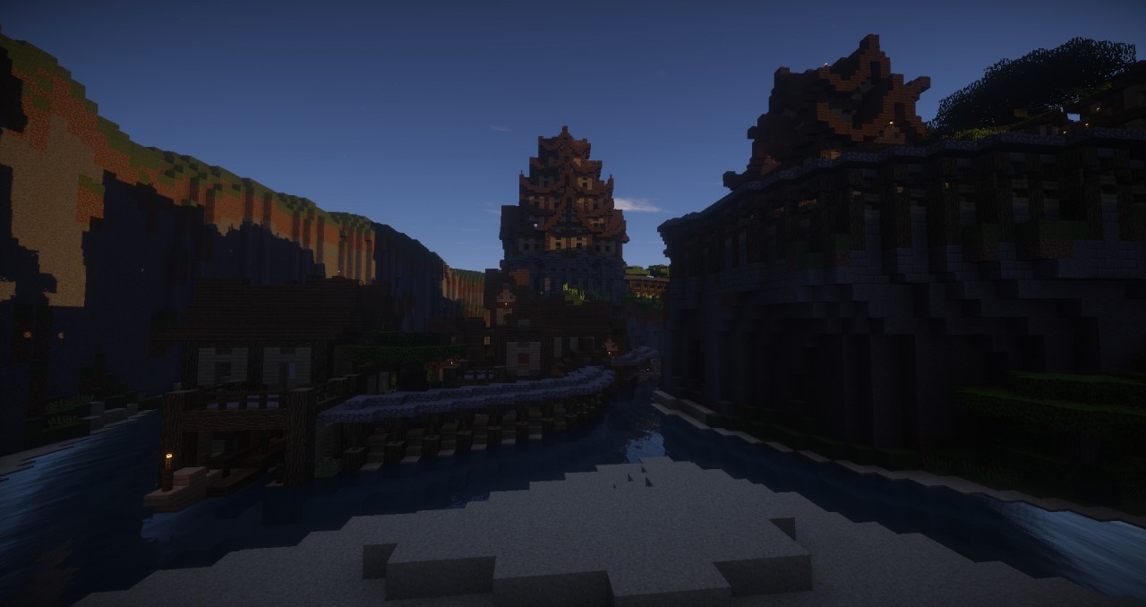 Oriental 'Japan' Build Minecraft Map