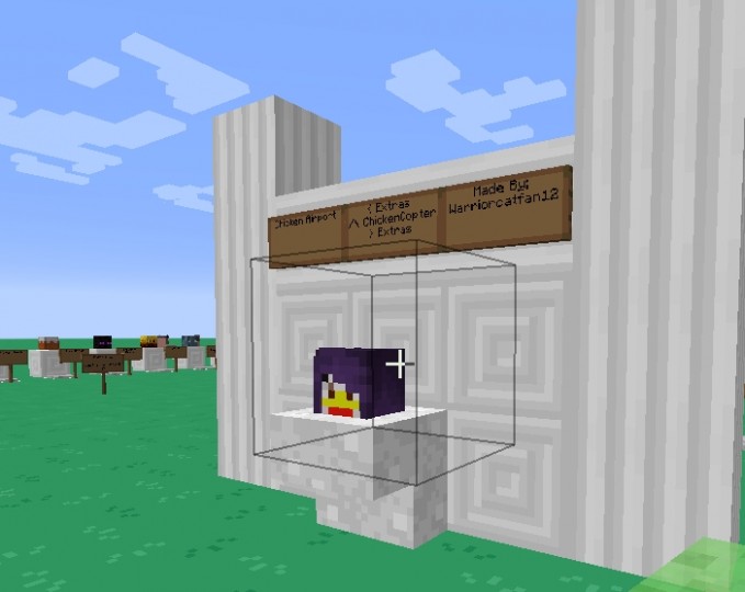 Chicken Airport, Make Chicken Copters! Minecraft Map
