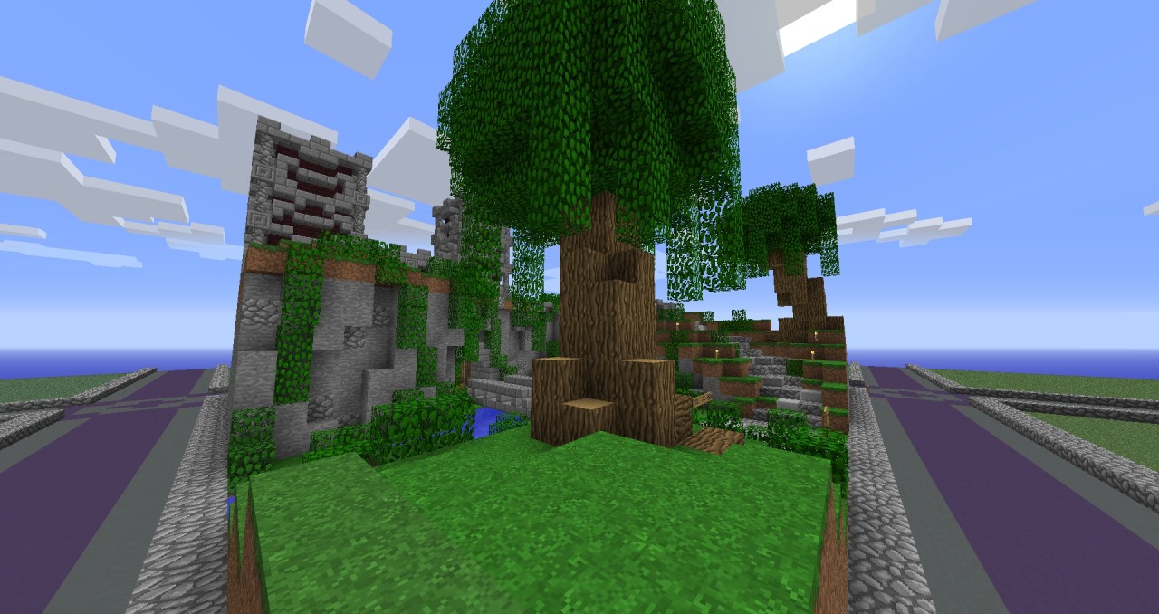 32x32 Prison plot - Mountain Castle Minecraft Map