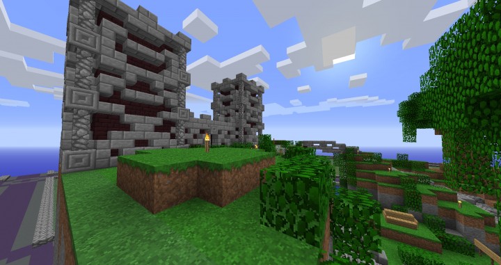 32x32 Prison plot - Mountain Castle Minecraft Map