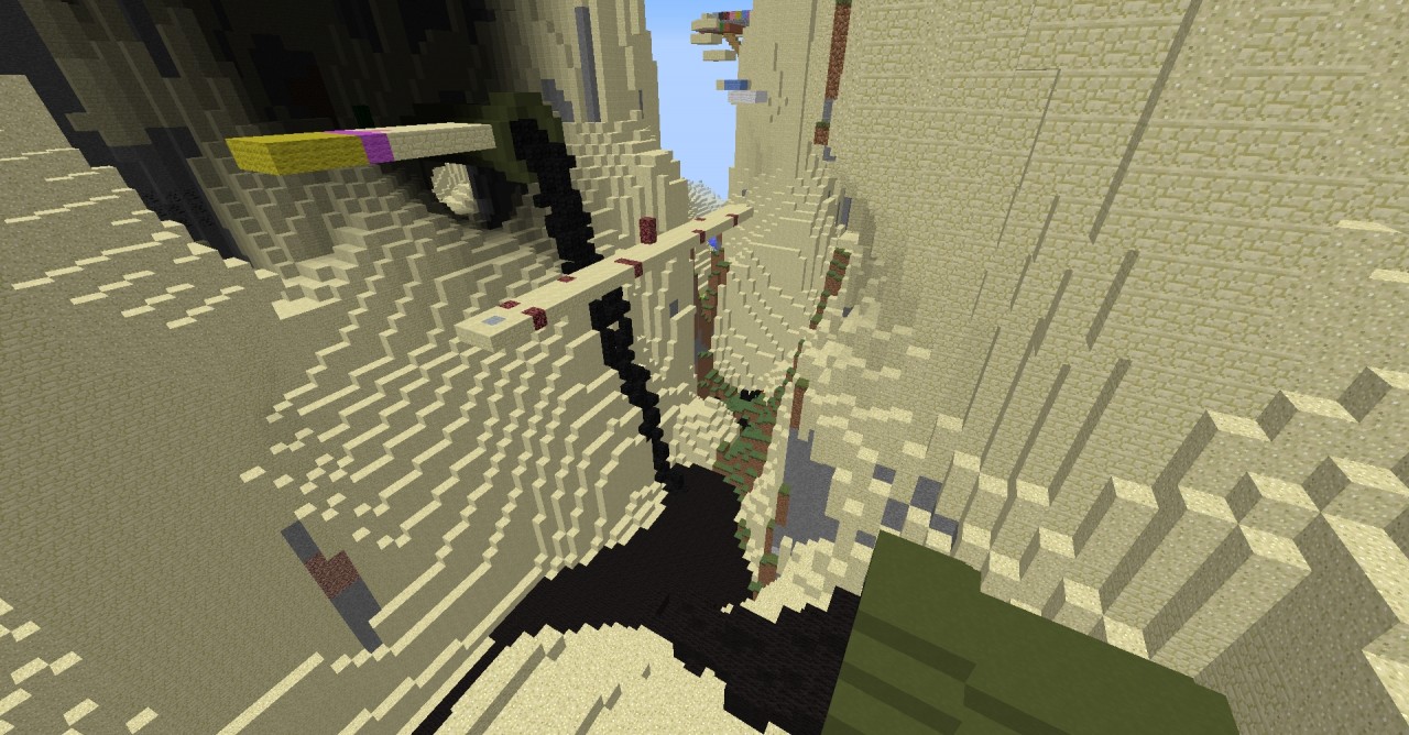 Desert Speed Parkour w/ Command Blocks! Minecraft Map