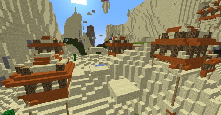 Desert Speed Parkour w/ Command Blocks! Minecraft Map