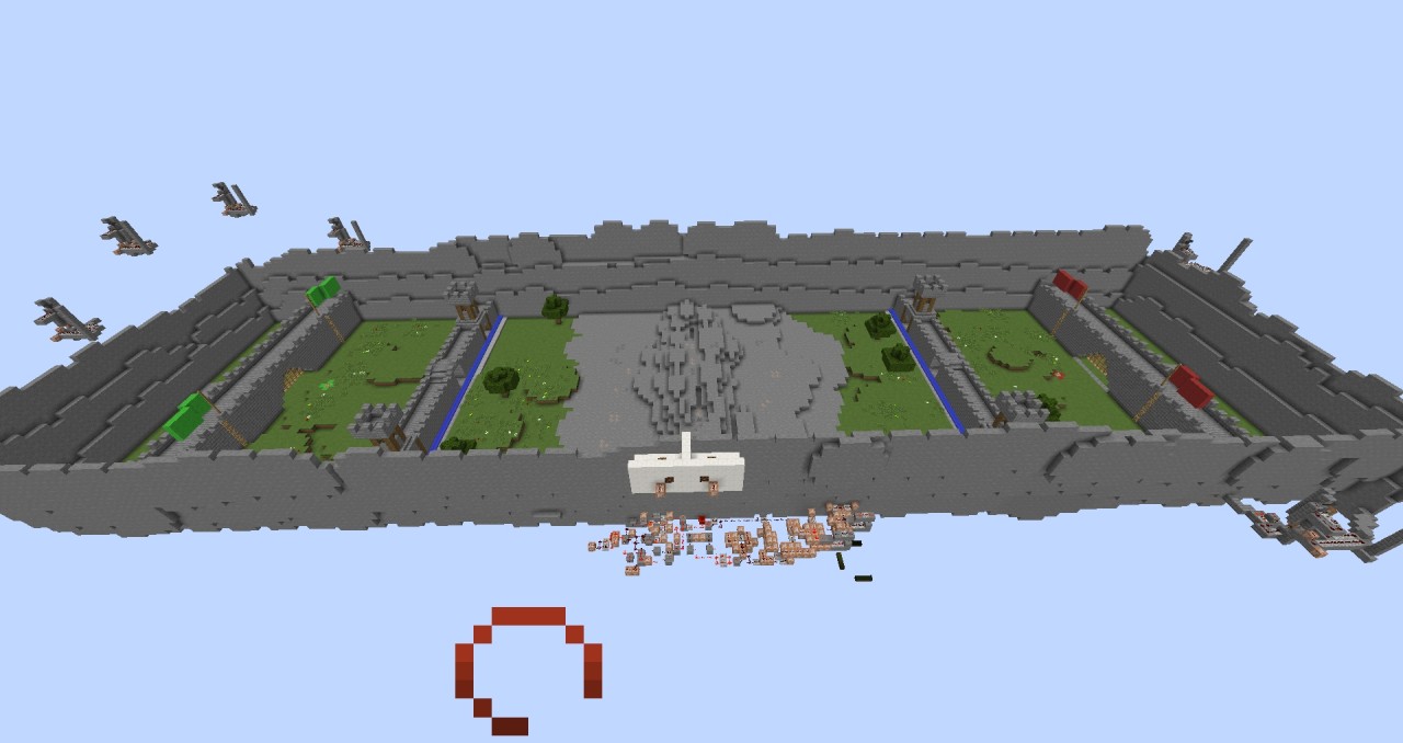 Castle Seige War game Minecraft Map
