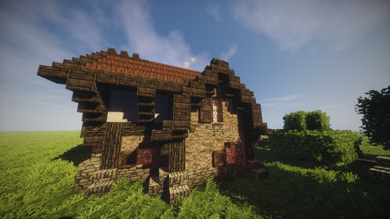 Rustic Medieval House [Showcase Video Included] + Download Minecraft Map