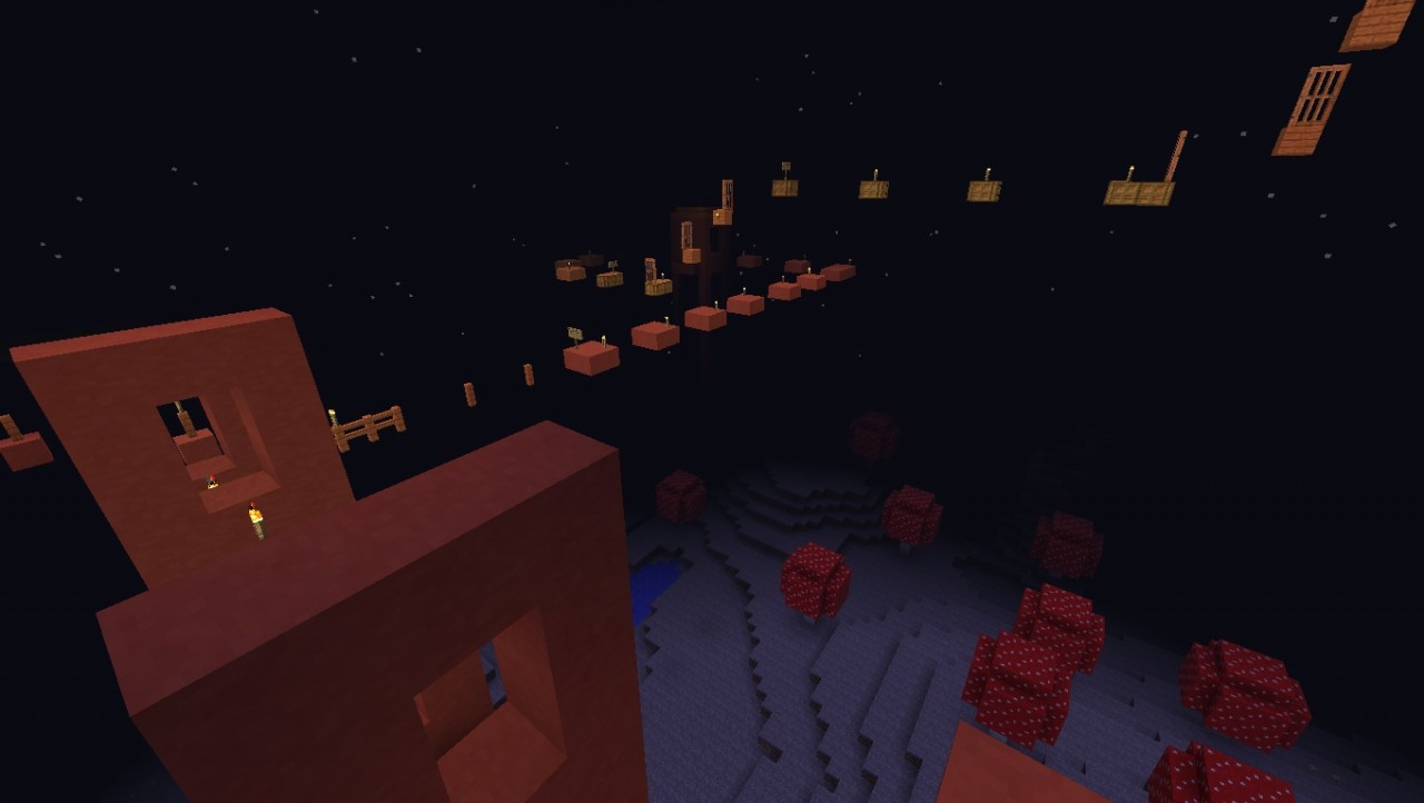 10 Shades of Red Parkour Minecraft Map