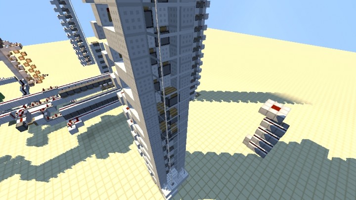 The Mk-II - Compact Up And Down Piston Elevator Minecraft Map
