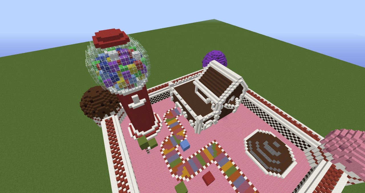 Candy castle Minecraft Map