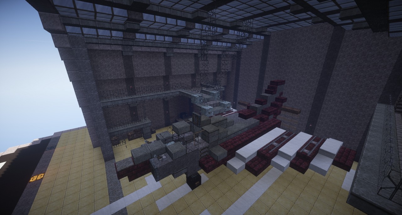 tiny military airbase with factory Minecraft Map