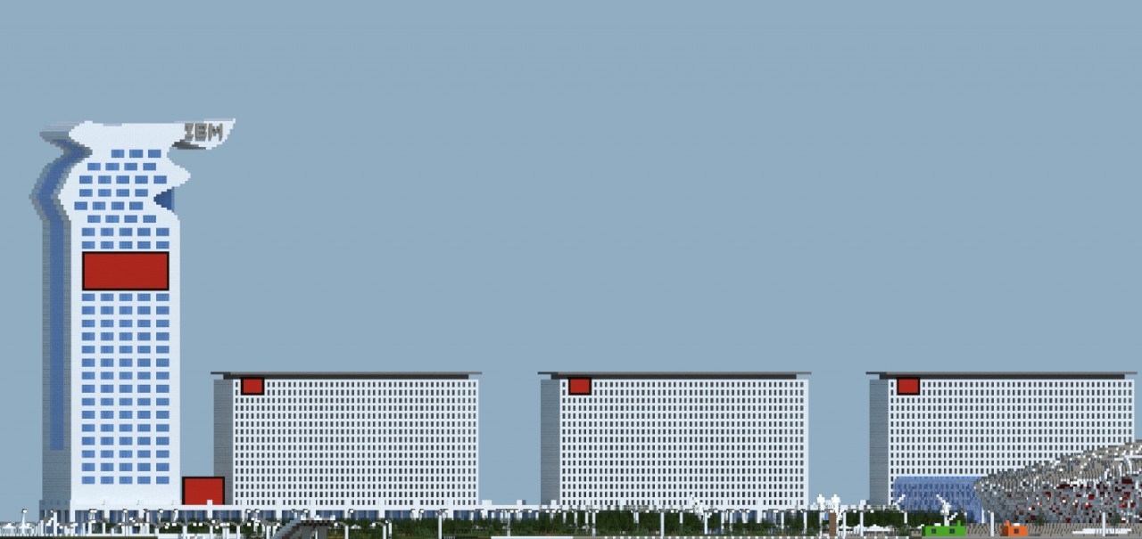 Beijing Pangu Plaza Hotel (1:1 Scale) Minecraft Map